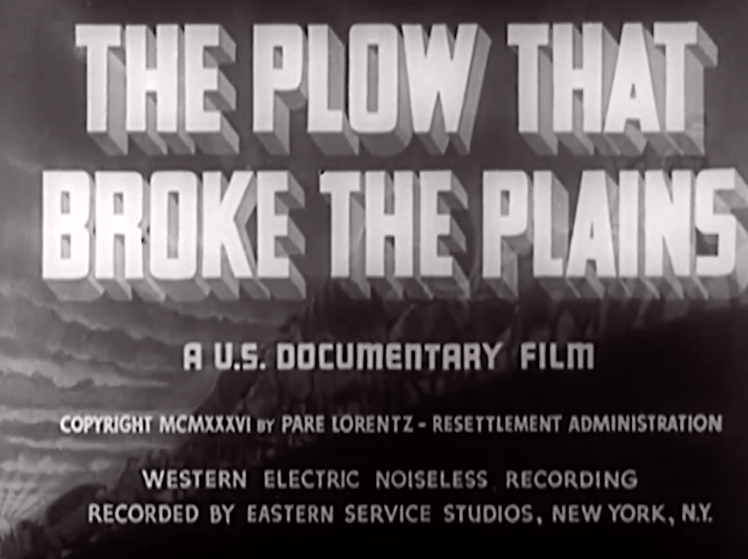 #718) The Plow That Broke the Plains (1936) – The Horse's Head